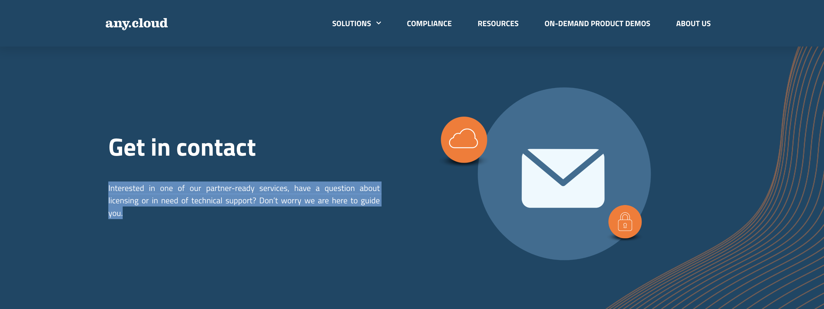 Contact Anycloud - We are always happy to assist you